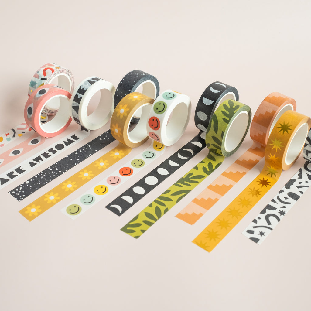 Lush leaves pattern washi tape – Worthwhile Paper