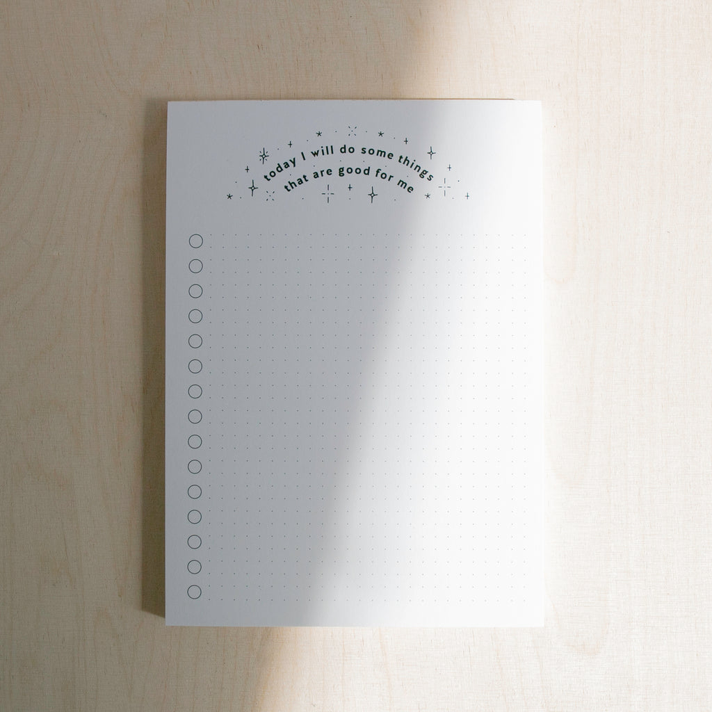 Self Care Notepad – Worthwhile Paper