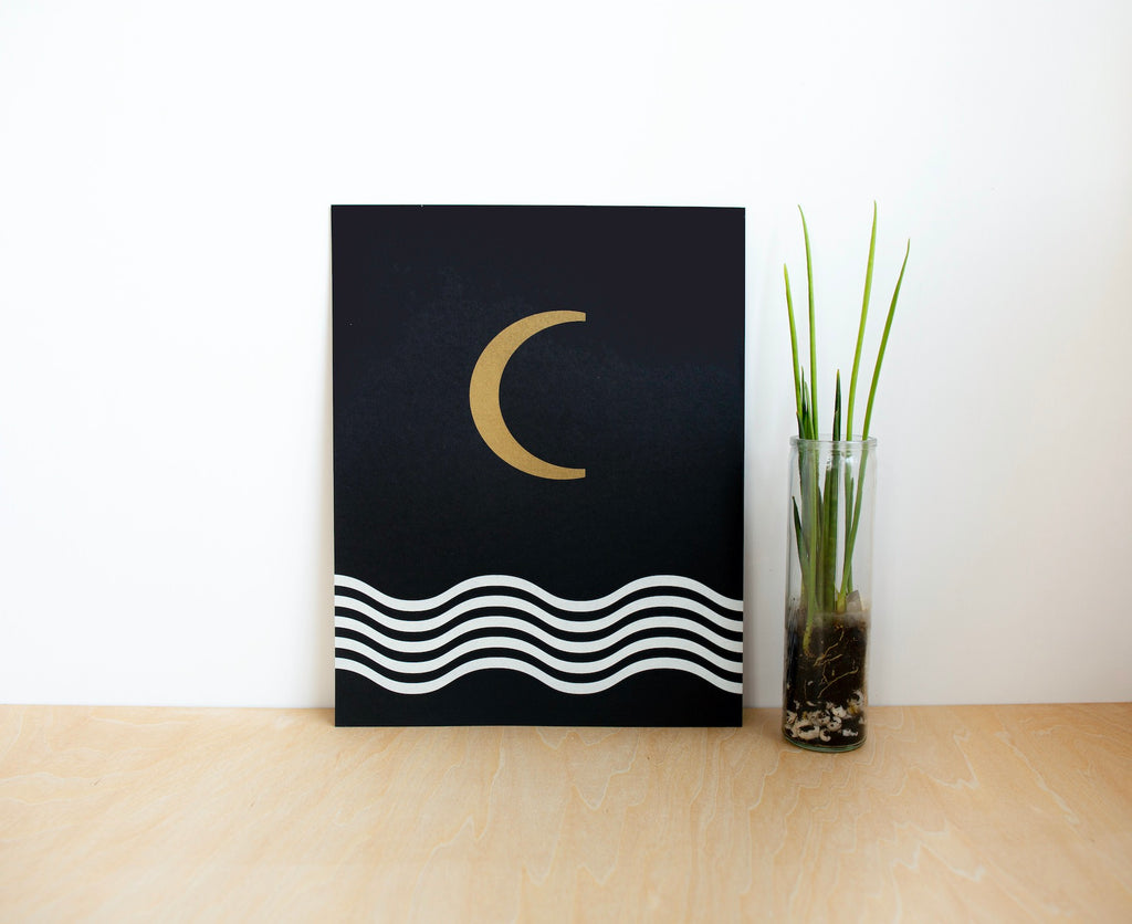 Water - 11x14 Screen Print – Worthwhile Paper