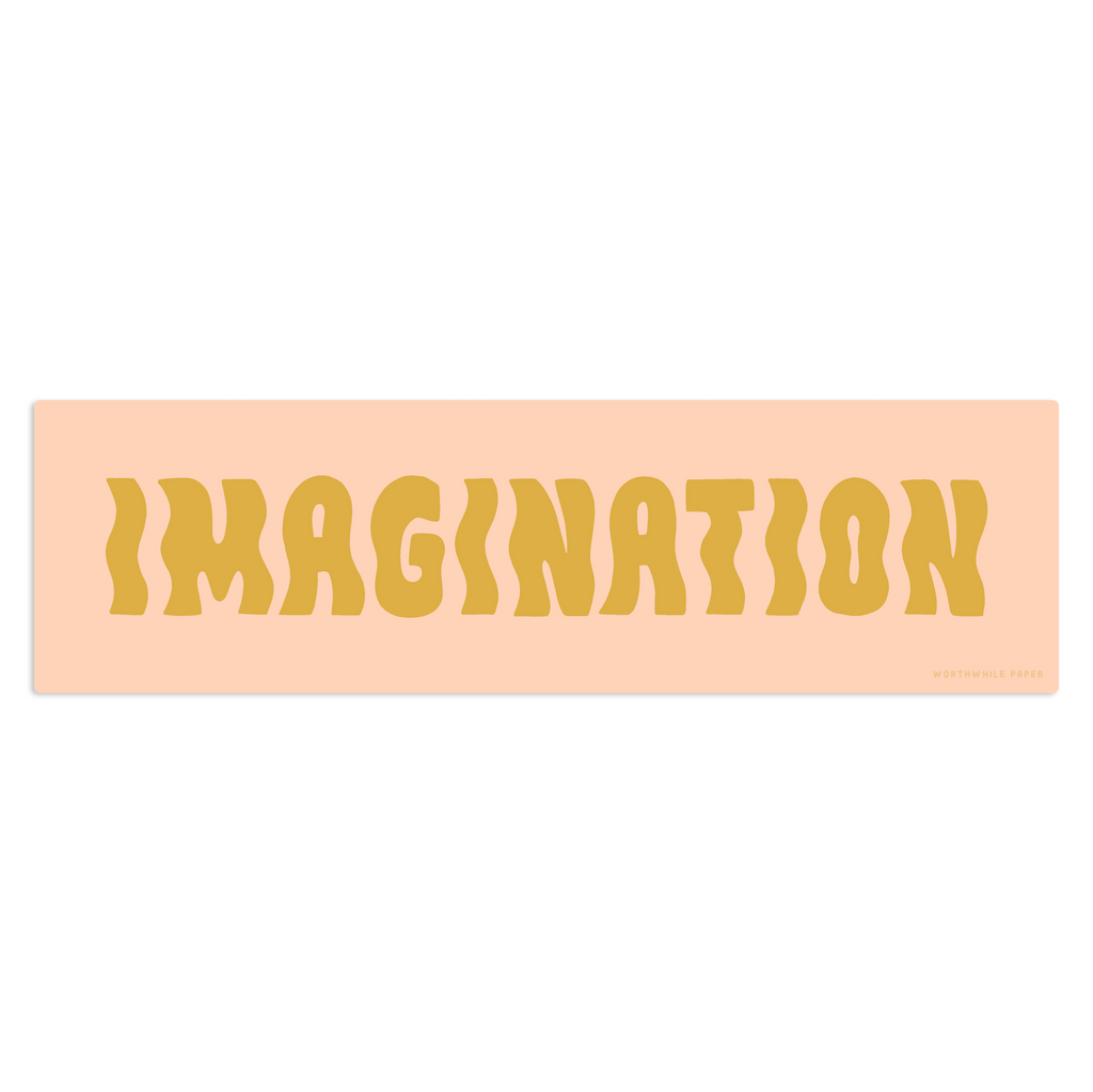 Imagination Die Cut Sticker – Worthwhile Paper
