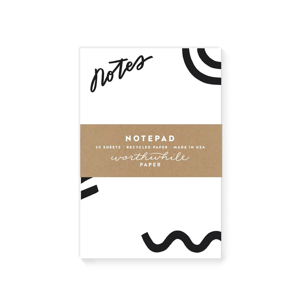 Notes Notepad - Shapes – Worthwhile Paper