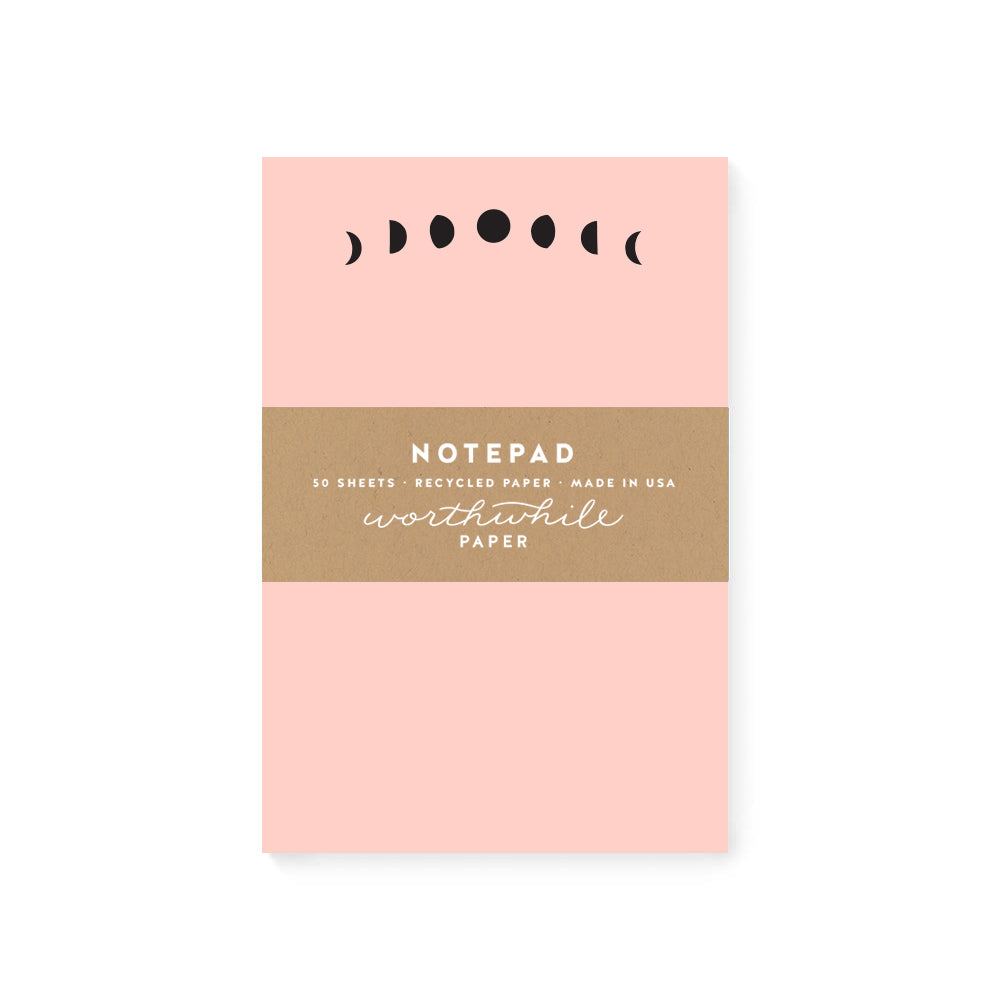 Moon Phases Notepad – Worthwhile Paper