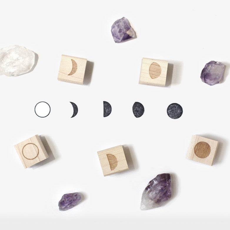 Moon Phases Rubber Stamp Set – Worthwhile Paper