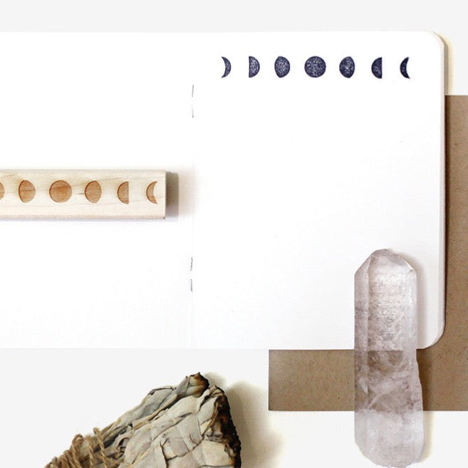 Moon Phases Row Stamp – Worthwhile Paper